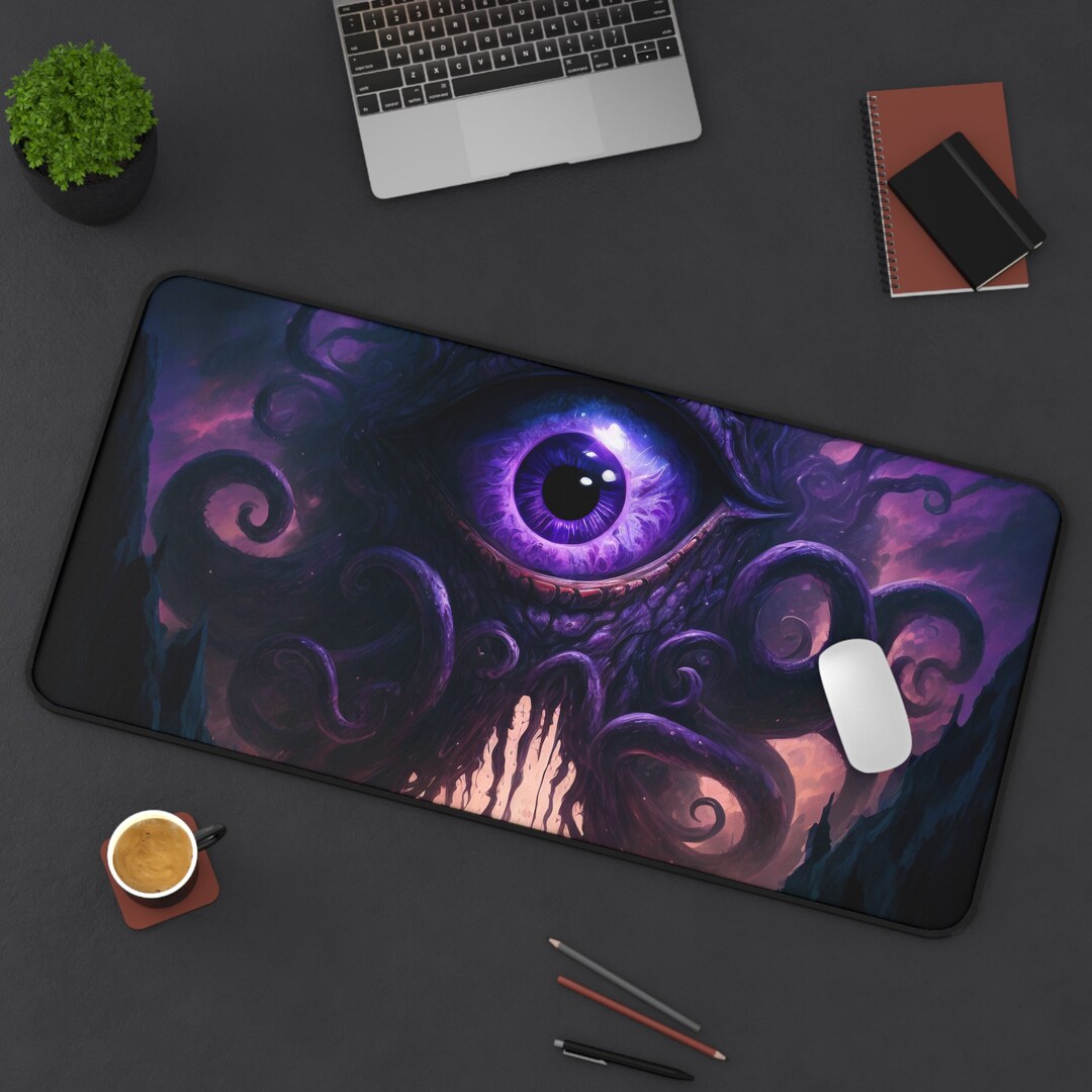 Monster Desk Mat, TCG Playmat, 2 Sizes, Alien Horror, for Game Room or ...