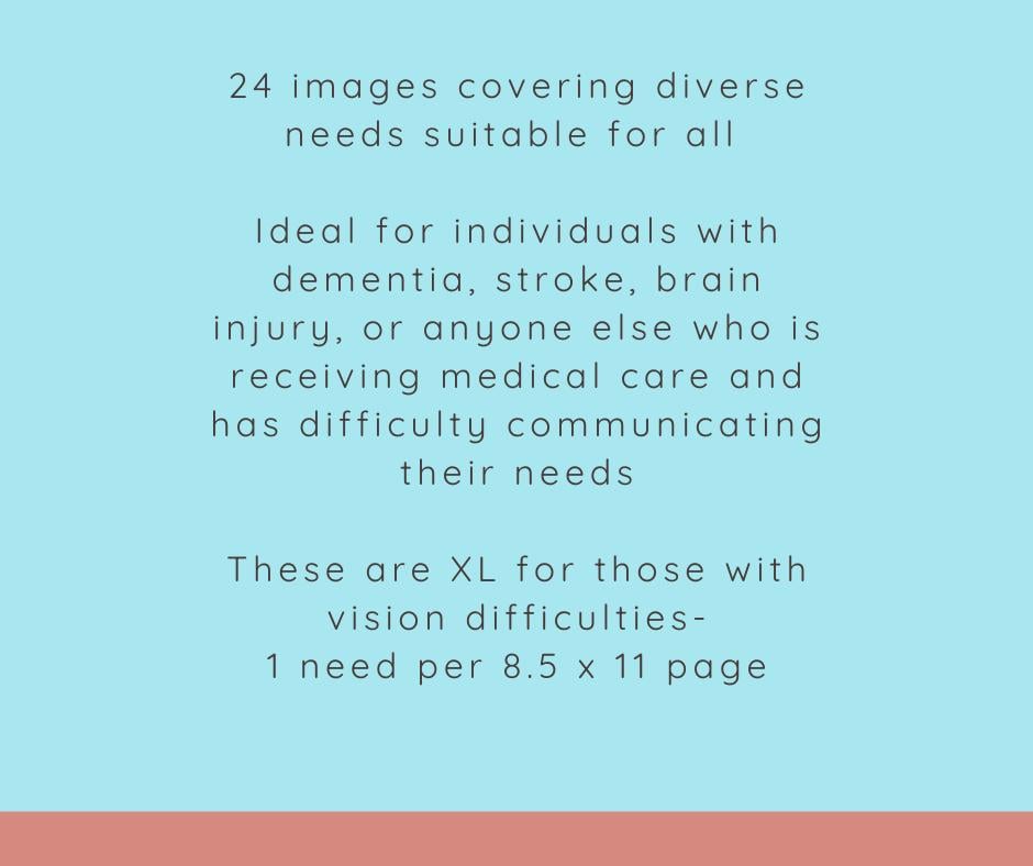 XL Dementia Communication Boards, Printable Communication Boards, PDF ...