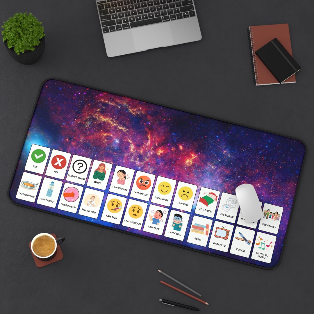 Soft Communication Board, Space Bedside Table Decor, Assisted ...