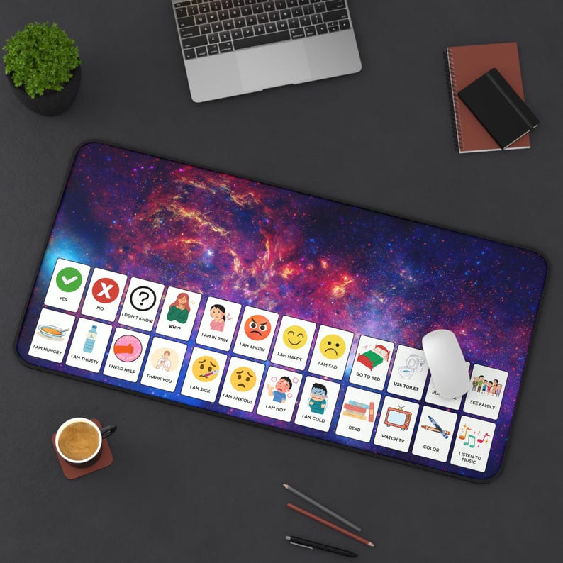 Soft Communication Board, Space Bedside Table Decor, Assisted ...