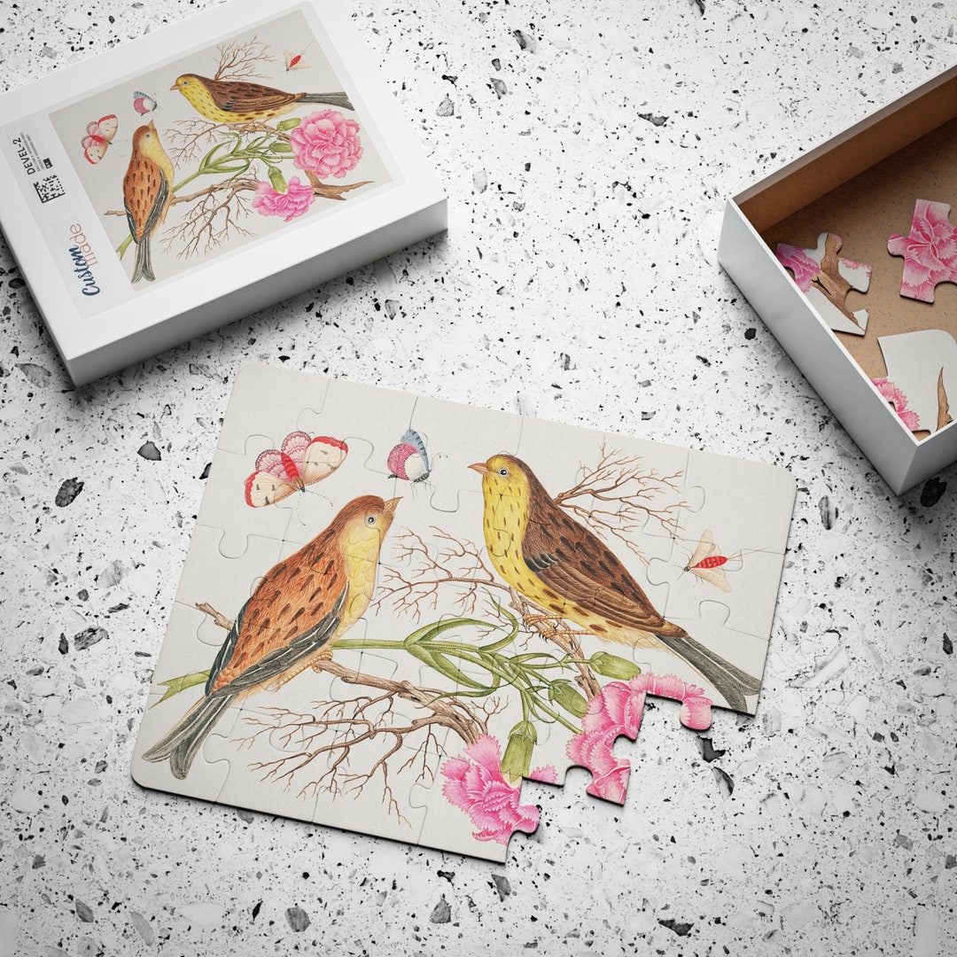 Dementia Puzzle, Spring Birds, Vintage Art, Adult 30-piece Puzzle, Gift ...