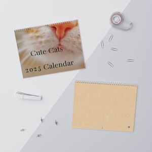 2025 Cute Cats Wall Calendar, Adorable Kittens Calendar, Gift for Cat ...