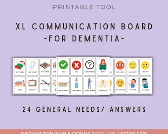 Dementia Communication Boards, Printable Communication Boards, PDF ...