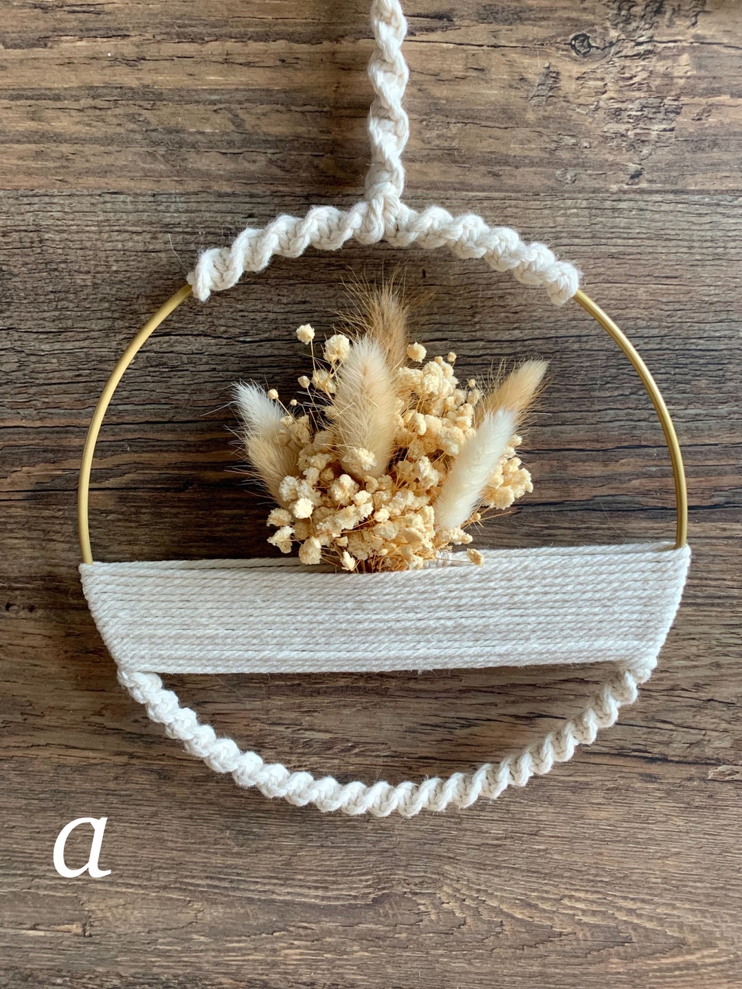 Decorative Door Rings With Dried Flowers - Etsy