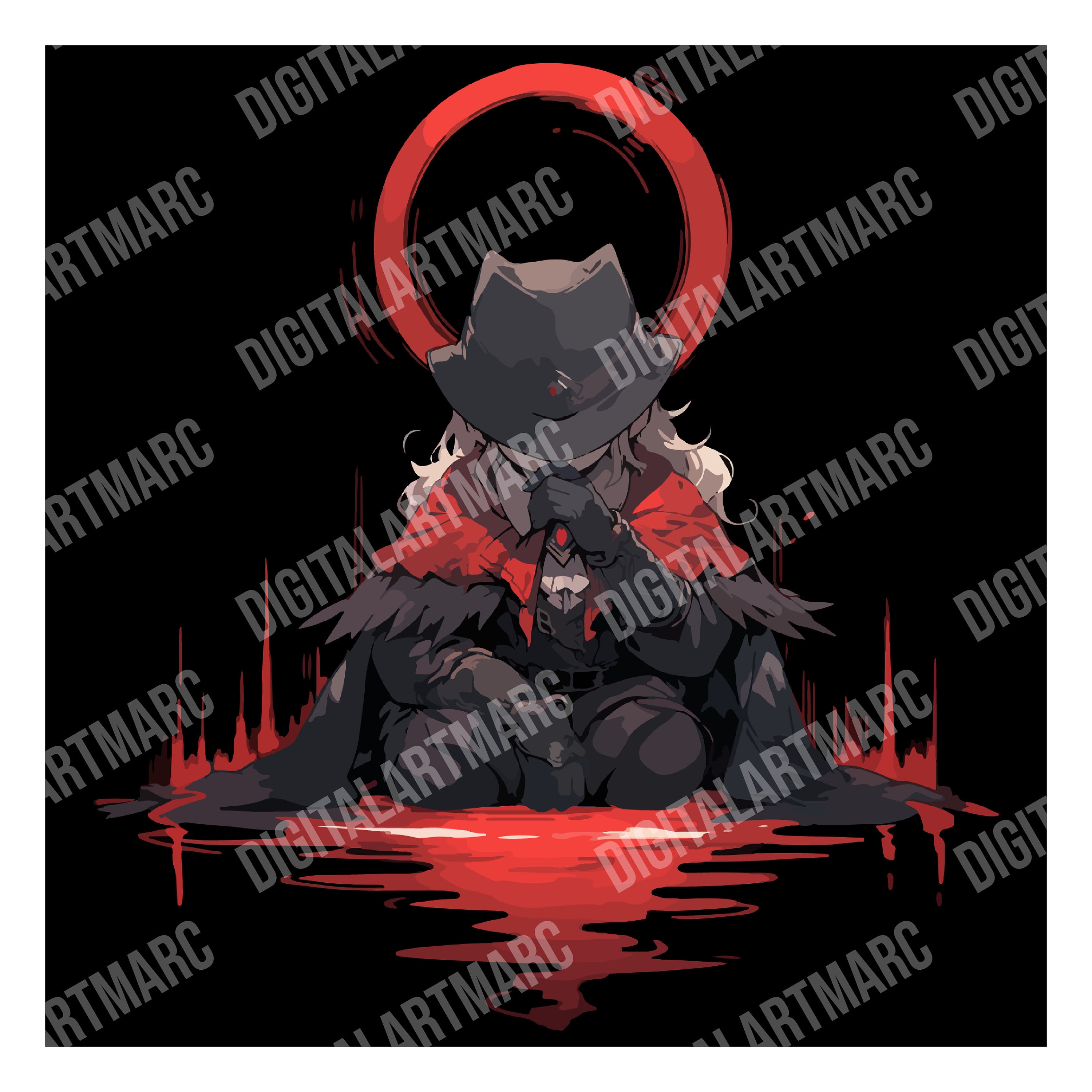 Bloodborne Inspired Bundle - 4 Cute Bloodborne Chibi Cartoon Characters ...