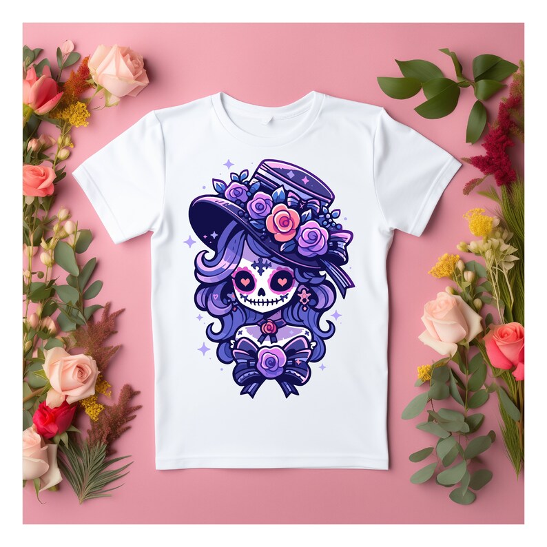 La Calavera Catrina Bundle - 4 Chibi Cartoon Catrinas for Day of the ...
