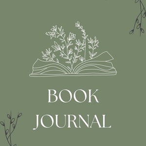 Digital Download Reading Journal - Etsy