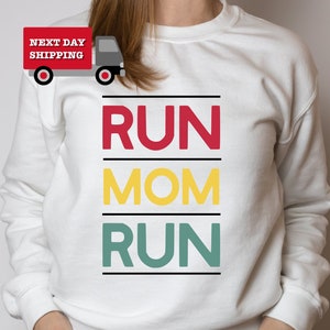 Run Mom Run Shirt, Runner Gift, Marathon Runner Shirt, Running Clothes ...