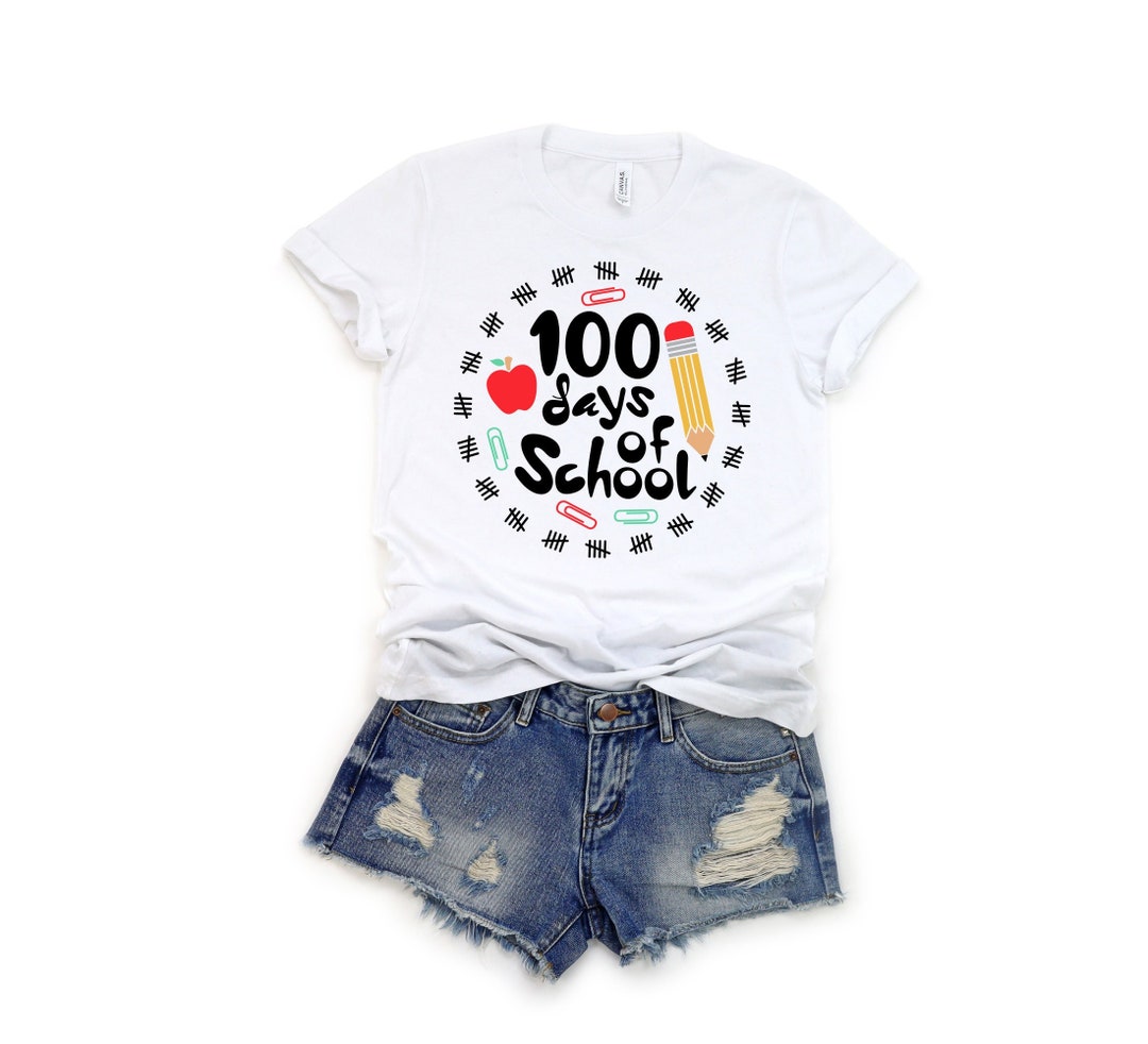 100 Days of School Shirts, 100 Day T-shirt, Custom Student Sweatshirt ...
