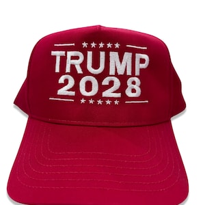 Trump 2028 Embroidered Cap, Trump 2028 Hat, Trump Gifts, Republican ...
