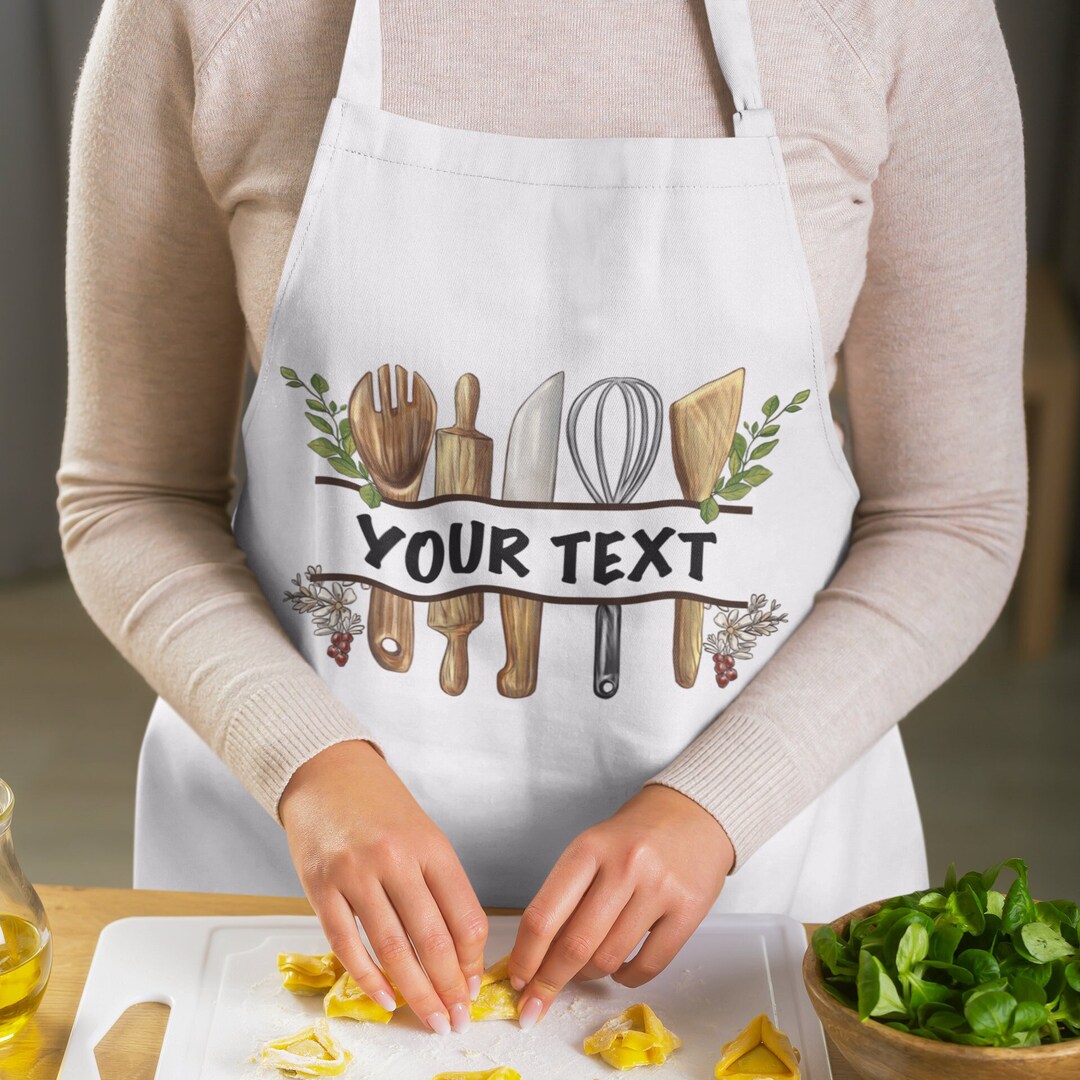 Personalized Chef Apron: Custom Text, Cooking & Baking Gift - Etsy