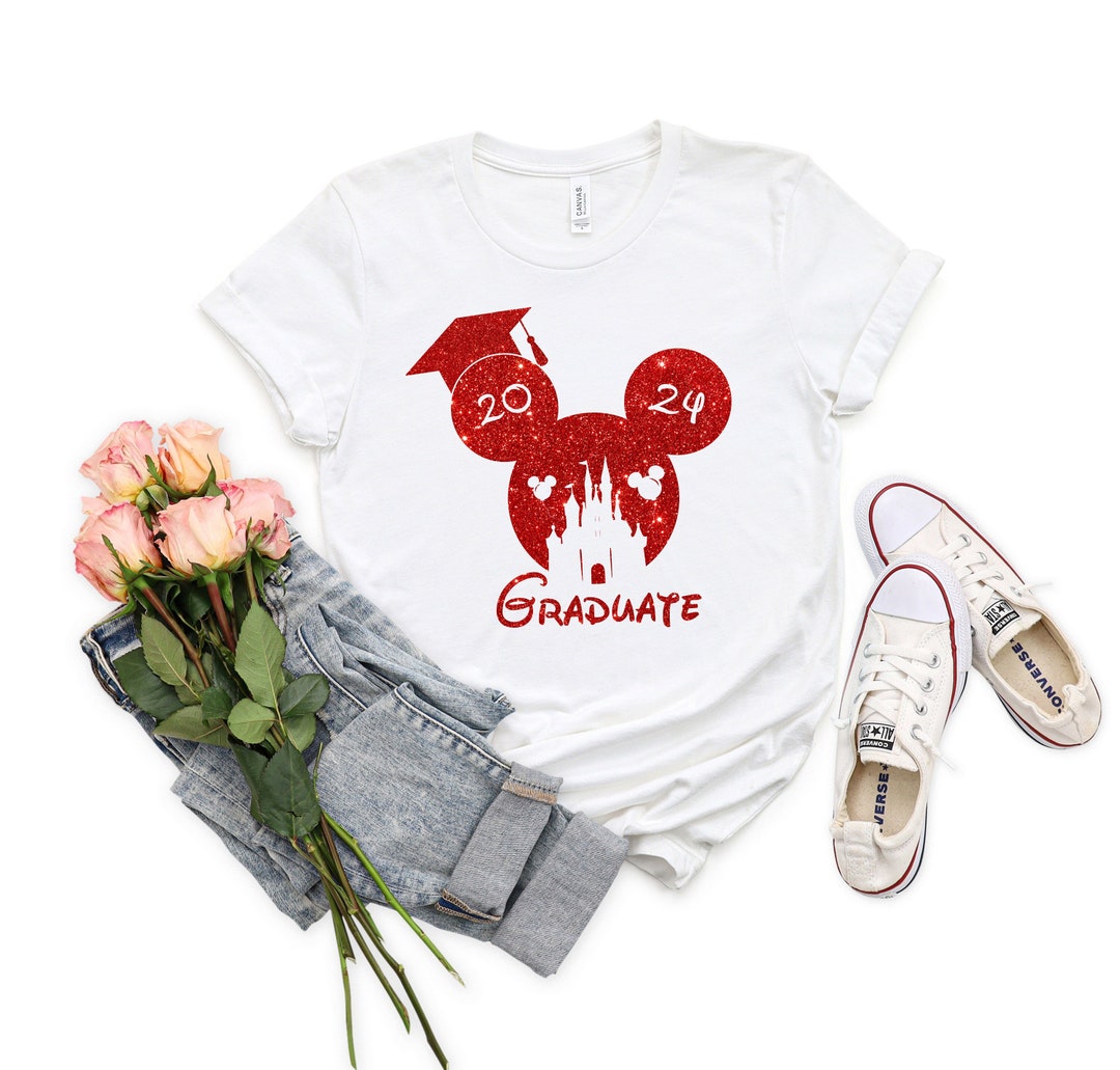 Mickey Mouse 2024 Graduate Shirt, Disney Graduation Shirts, Class of ...