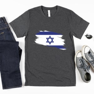 Israeli Flag Shirt, Israeli Tshirt, Star of David Shirt, Support Israel ...
