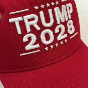 Trump 2028 Embroidered Cap, Trump 2028 Hat, Trump Gifts, Republican ...