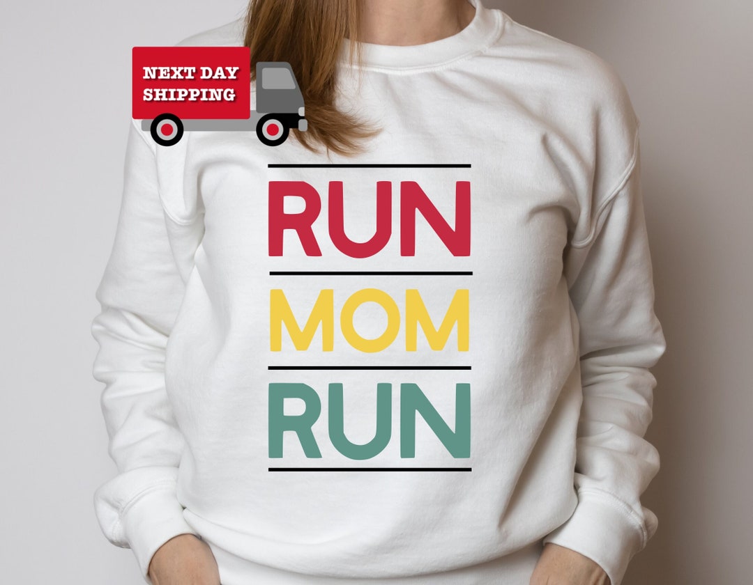 Run Mom Run Shirt, Runner Gift, Marathon Runner Shirt, Running Clothes ...