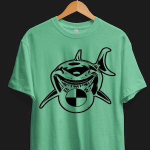 Funny Shark Svg | Silhouette | Cutting Files | Layered Files | Sticker ...