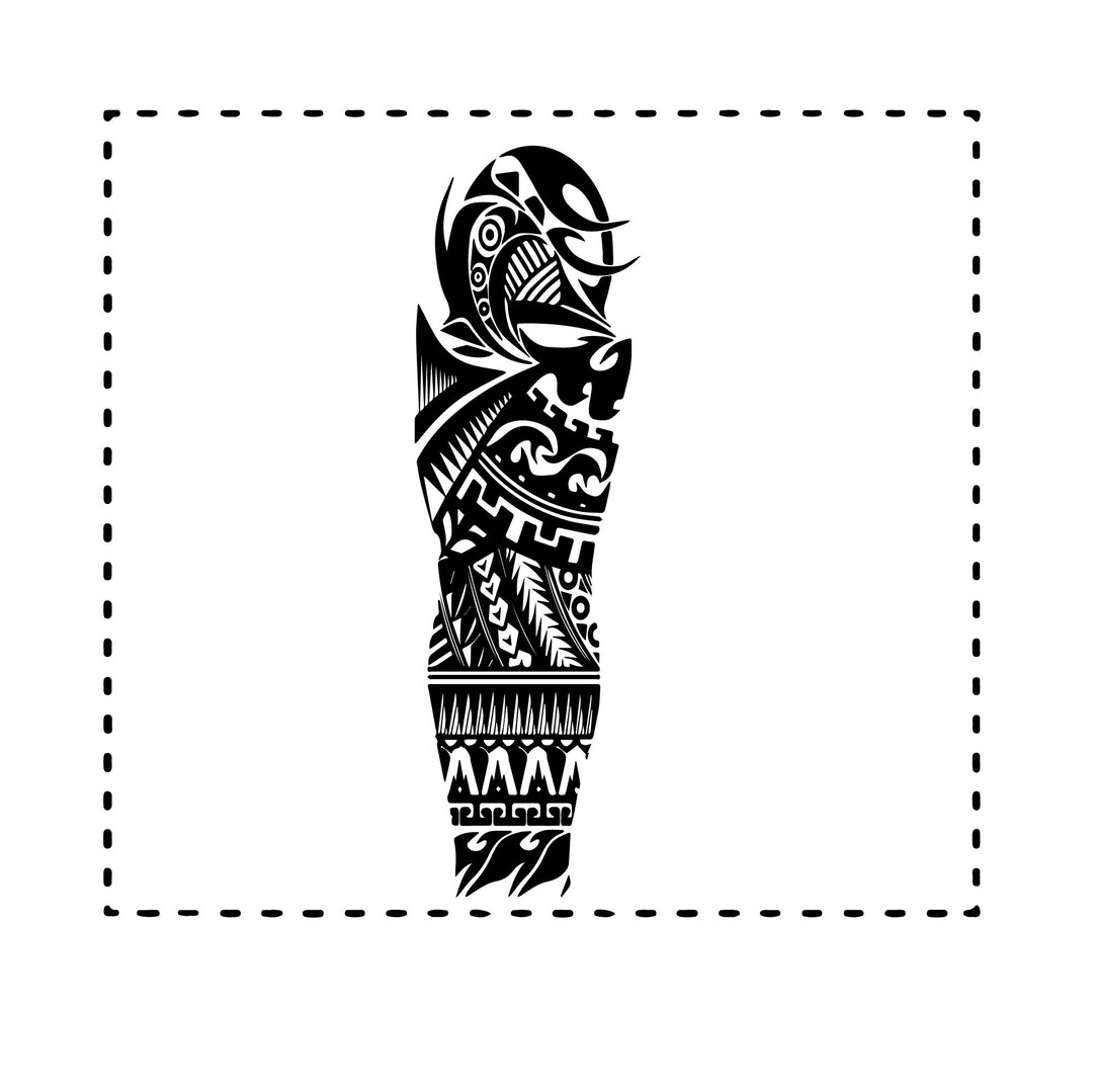 Arm Tattoo Silhouette | Arm Tattoo Cut Files | Tattoo Svg Bundle | Svg ...