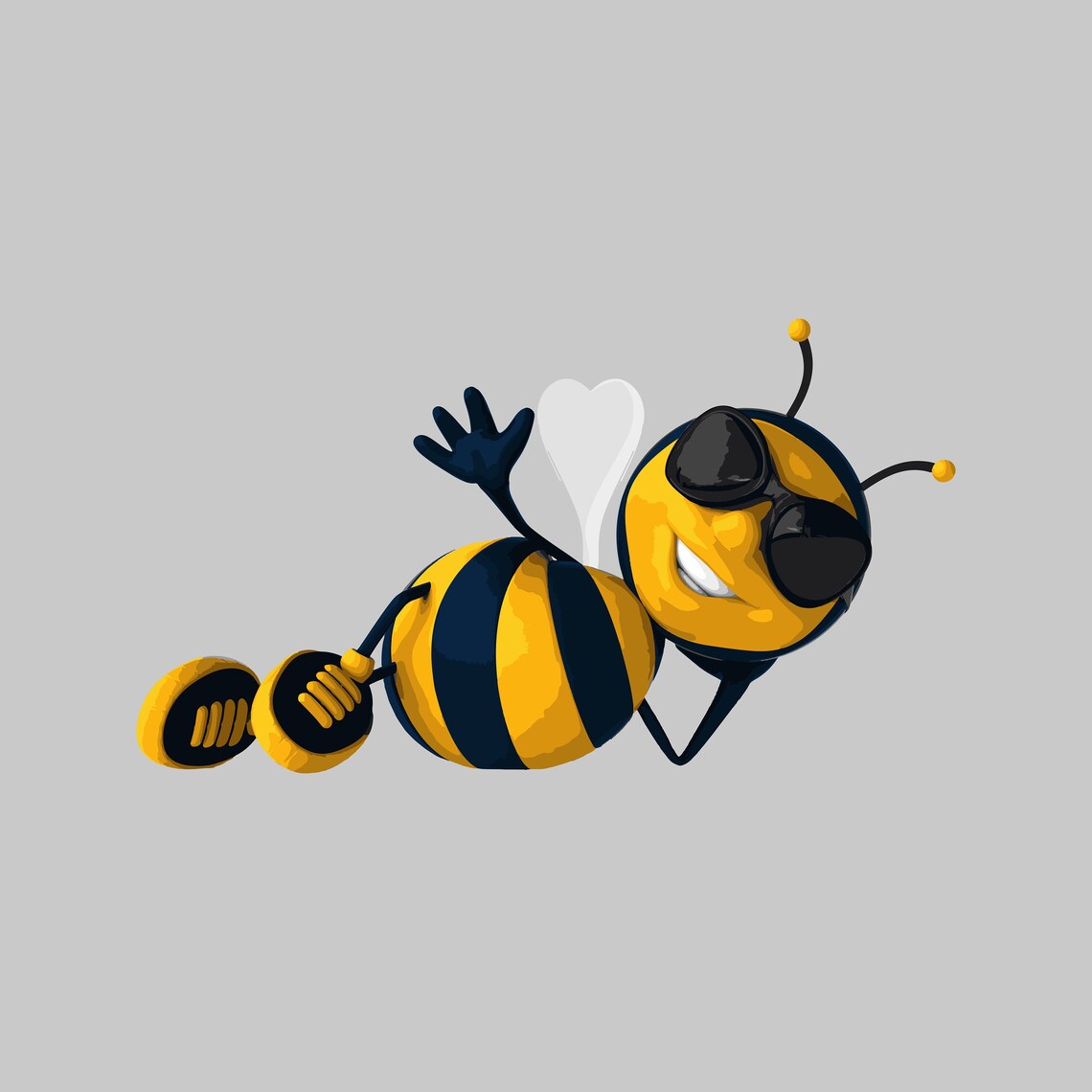 Bee Svg | Funny Bee Svg | Digital File | Logo Print | Svg for Cricut ...