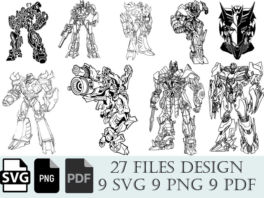 Transformers Svg | Transformers Ornament | Transformers Bundle ...