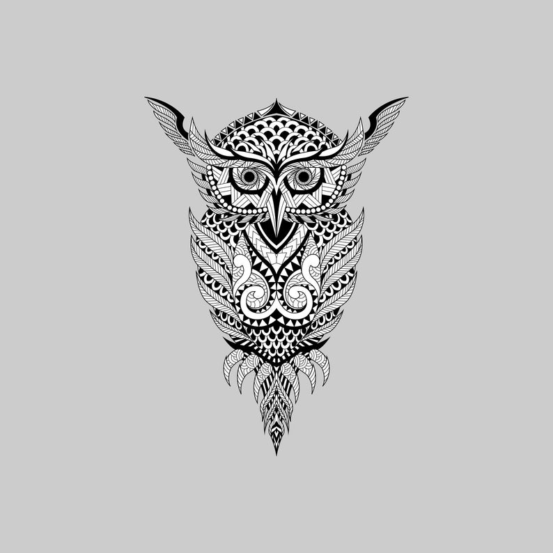 Owl Svg Owl Png Digital File Logo Print Svg for Cricut - Etsy