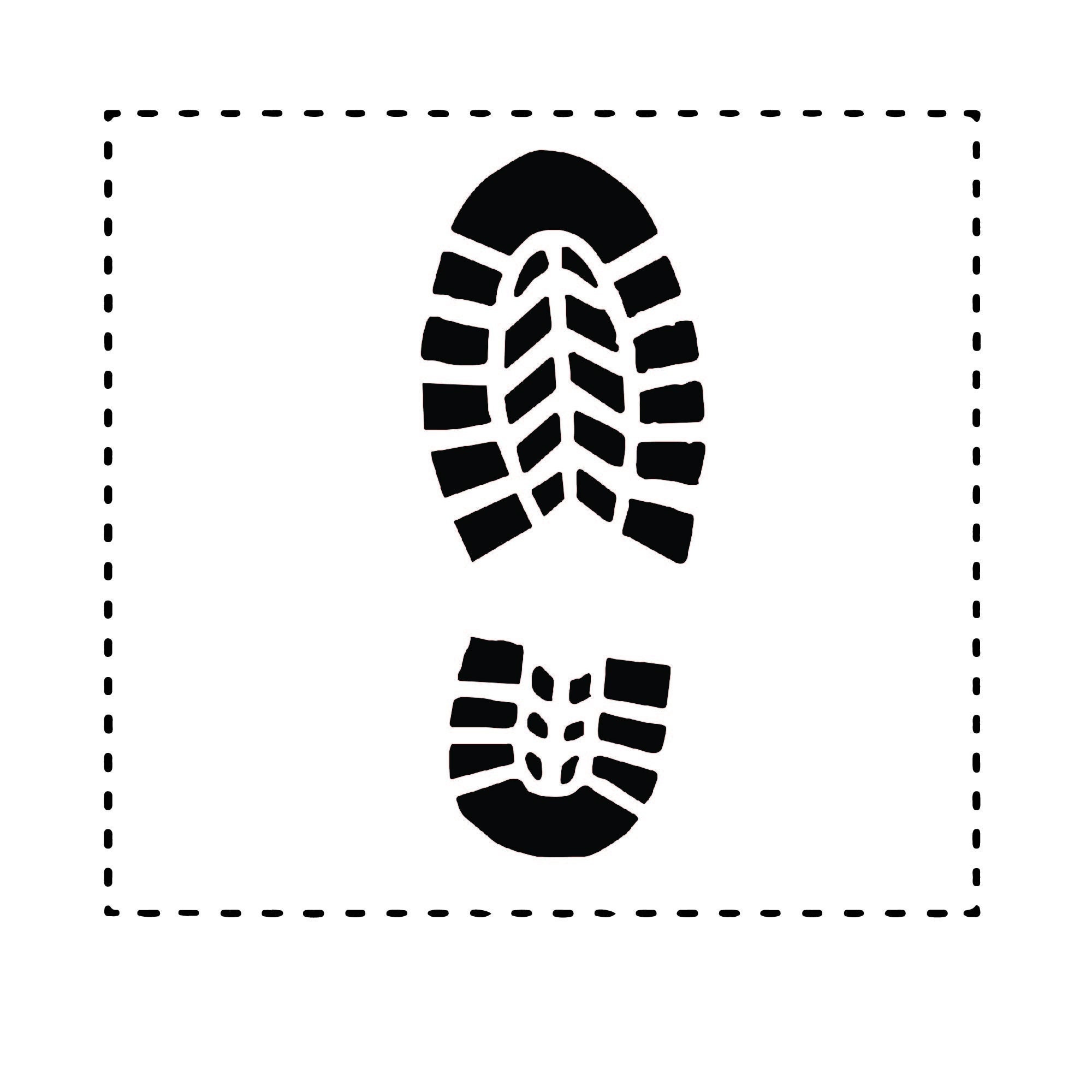 Shoe Print Svg | Laser Cutting | Files for Cnc | Layered Files | Svg ...