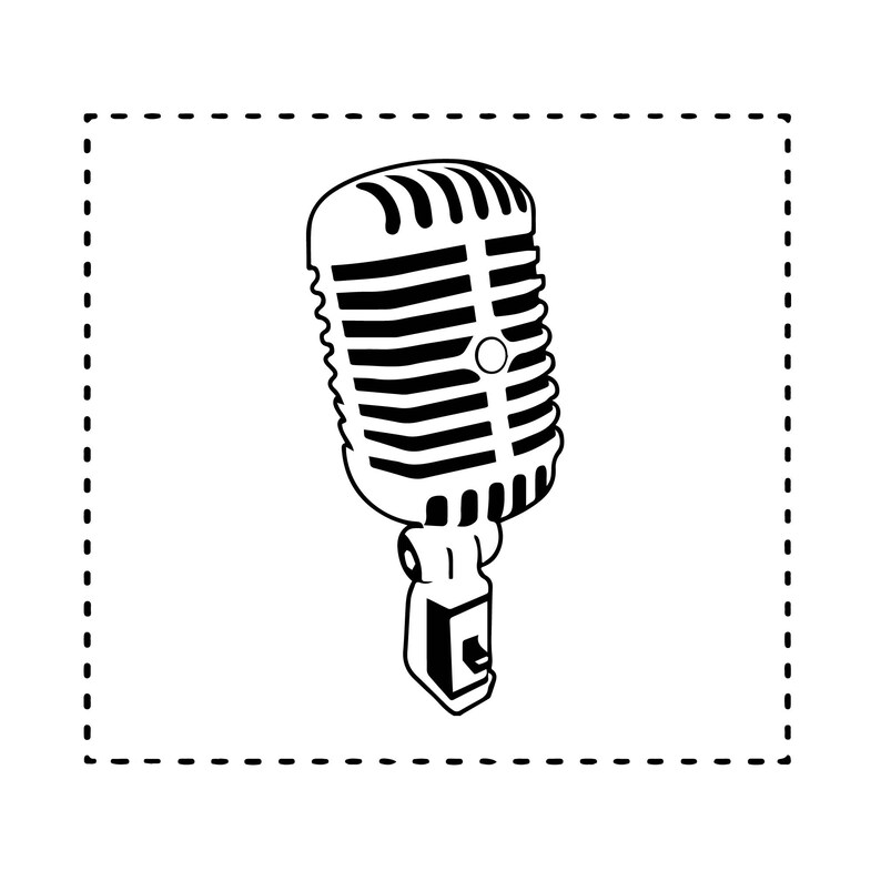 Microphone Svg | Laser Cutting | Files for Cnc | Layered Files | Svg ...