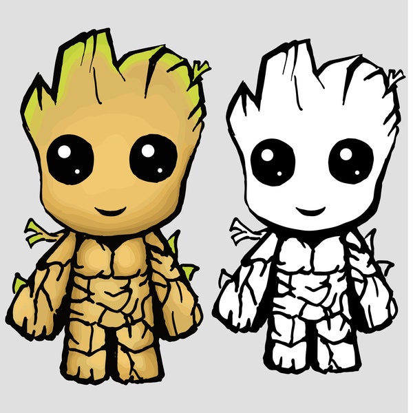 Groot Vector - Etsy