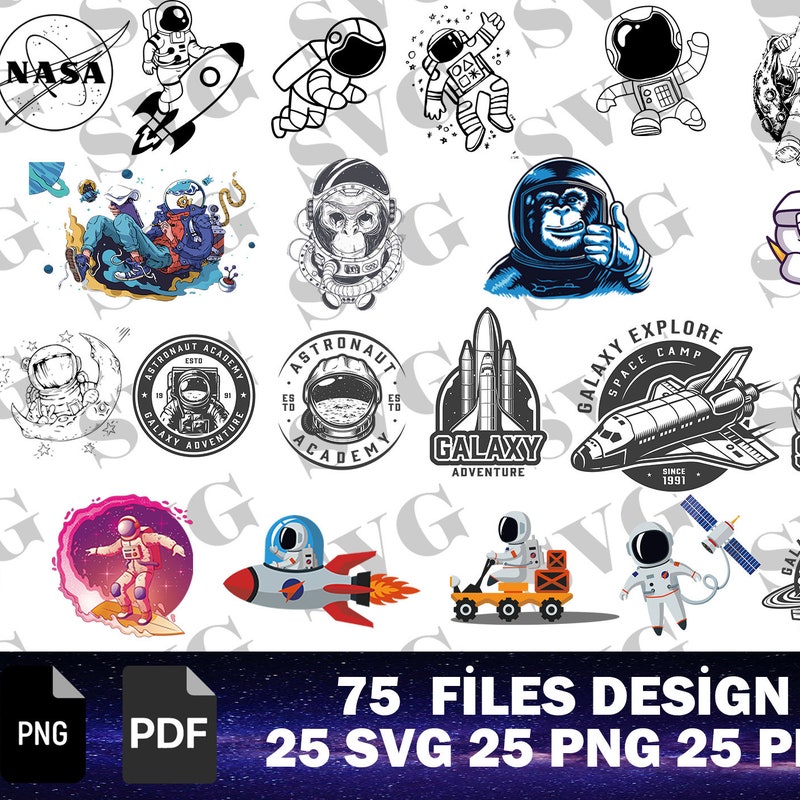 Space Svg - Etsy