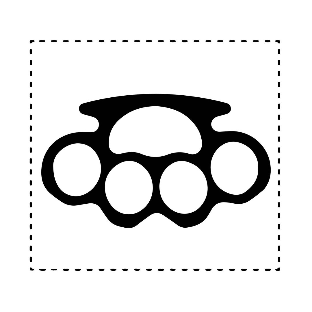 Knuckleduster Svg | Laser Cutting | Files for Cnc | Layered Files | Svg ...