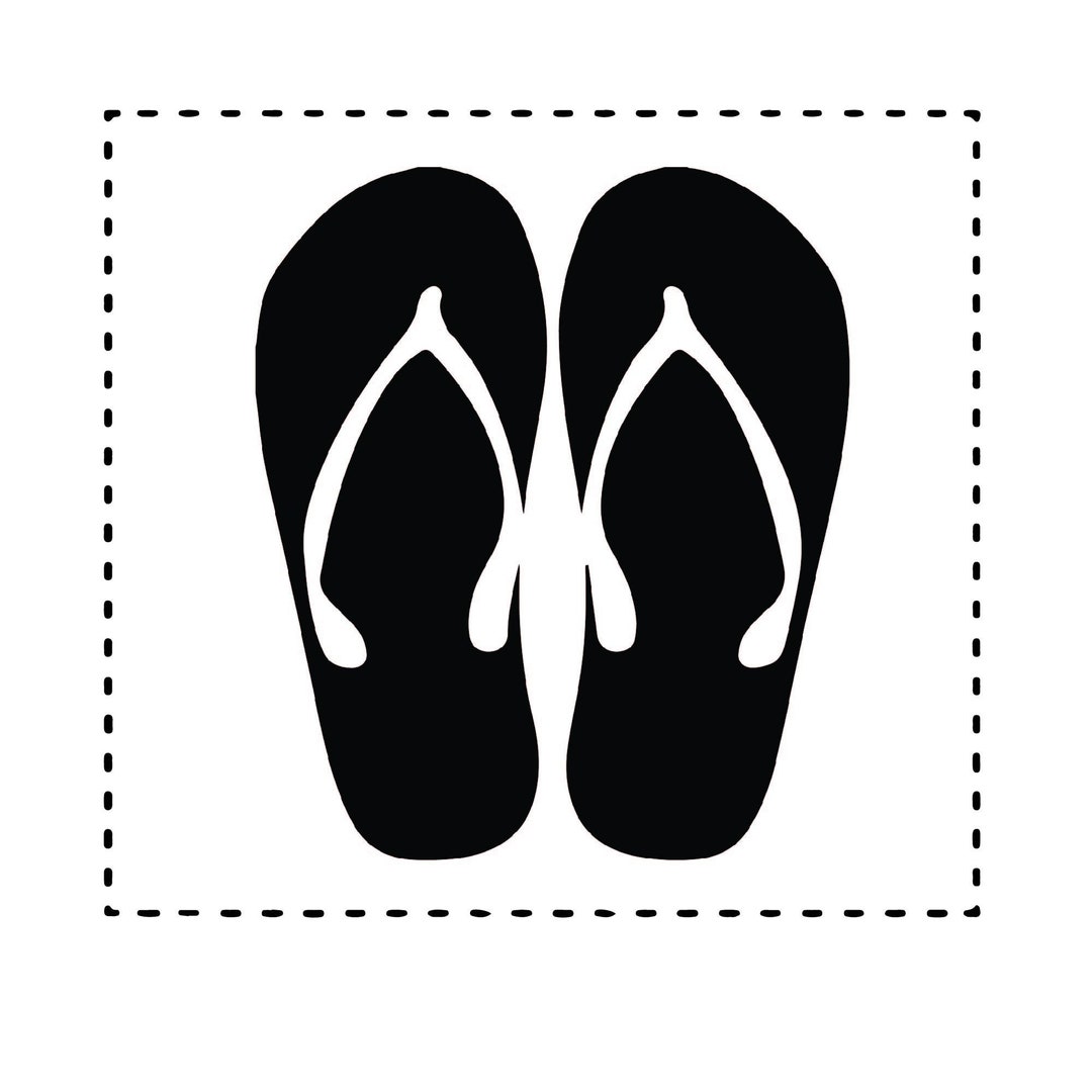 Flip Flops Svg | Laser Cutting | Files for Cnc | Layered Files | Svg ...
