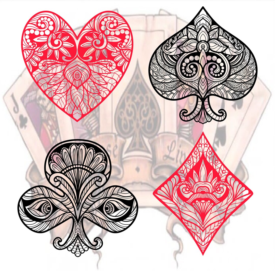 Playing Cards Svg Bundle | Playing Cards Png | Digital File | Logo ...