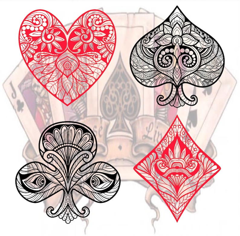 Playing Cards Svg Bundle | Playing Cards Png | Digital File | Logo ...