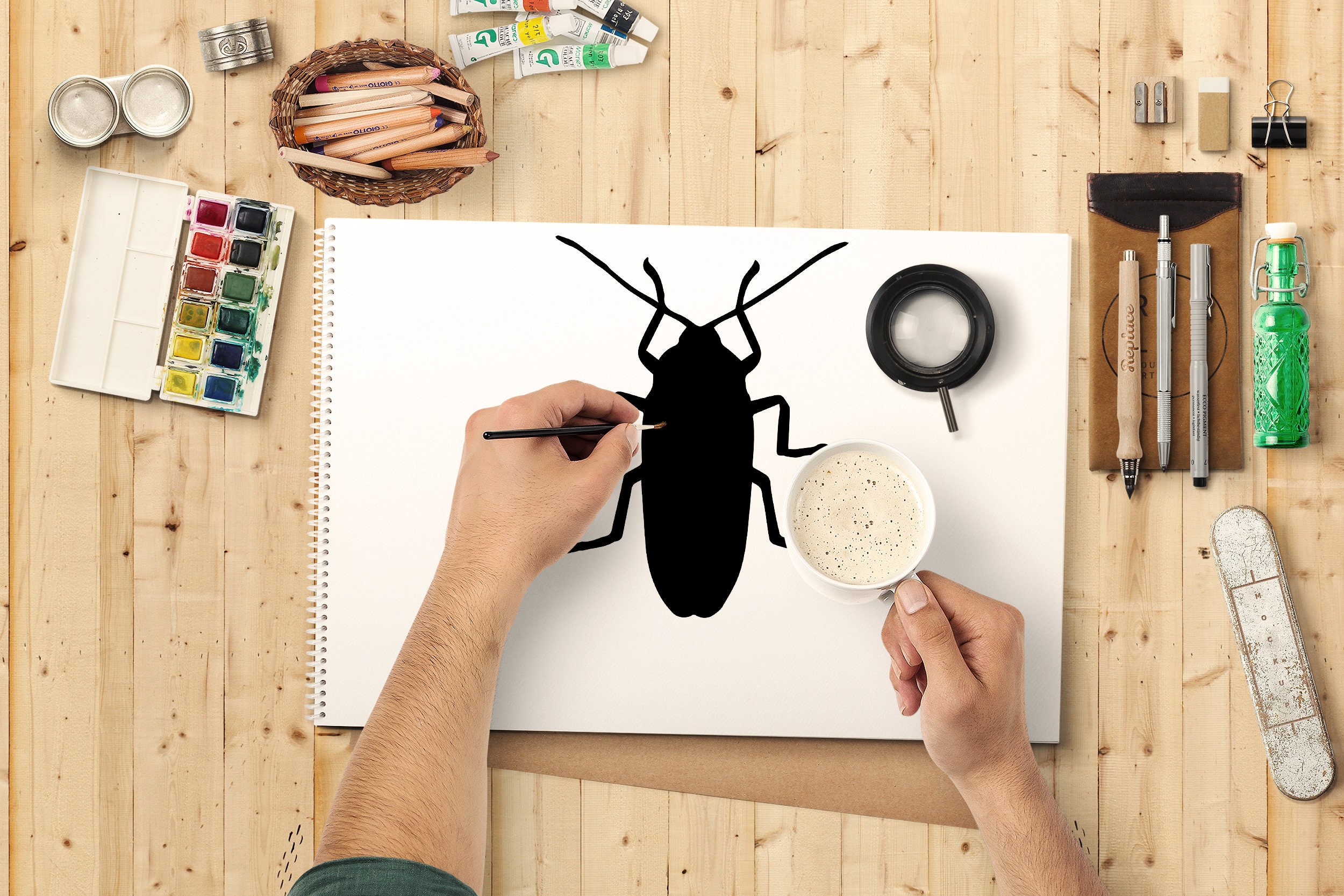 Cockroach Silhouette | Cockroach Cut Files | Svg File | Decal | Sticker ...