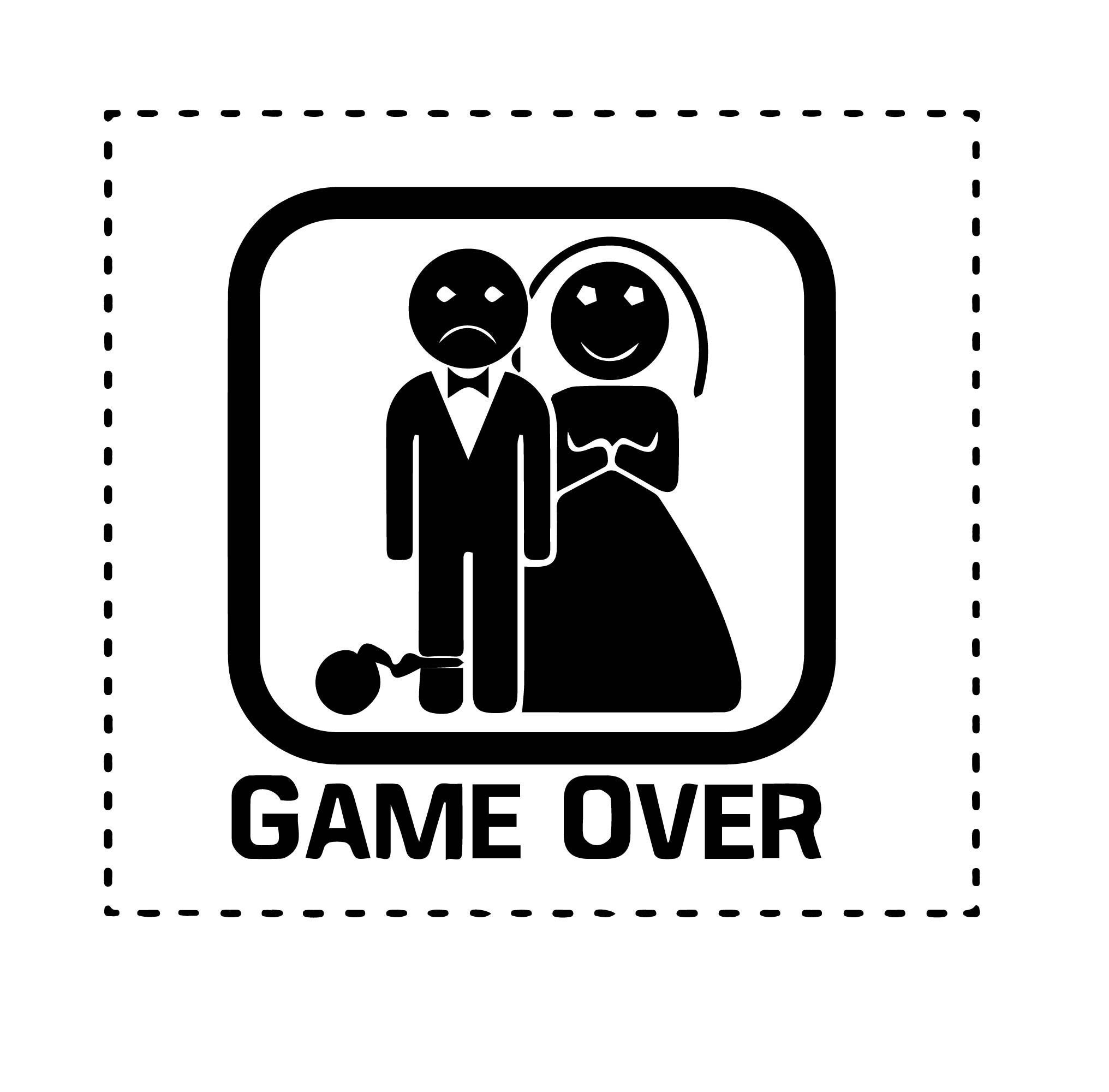 Wedding Svg | Game Over Svg | Cutting Files | Layered Files | Svg File ...