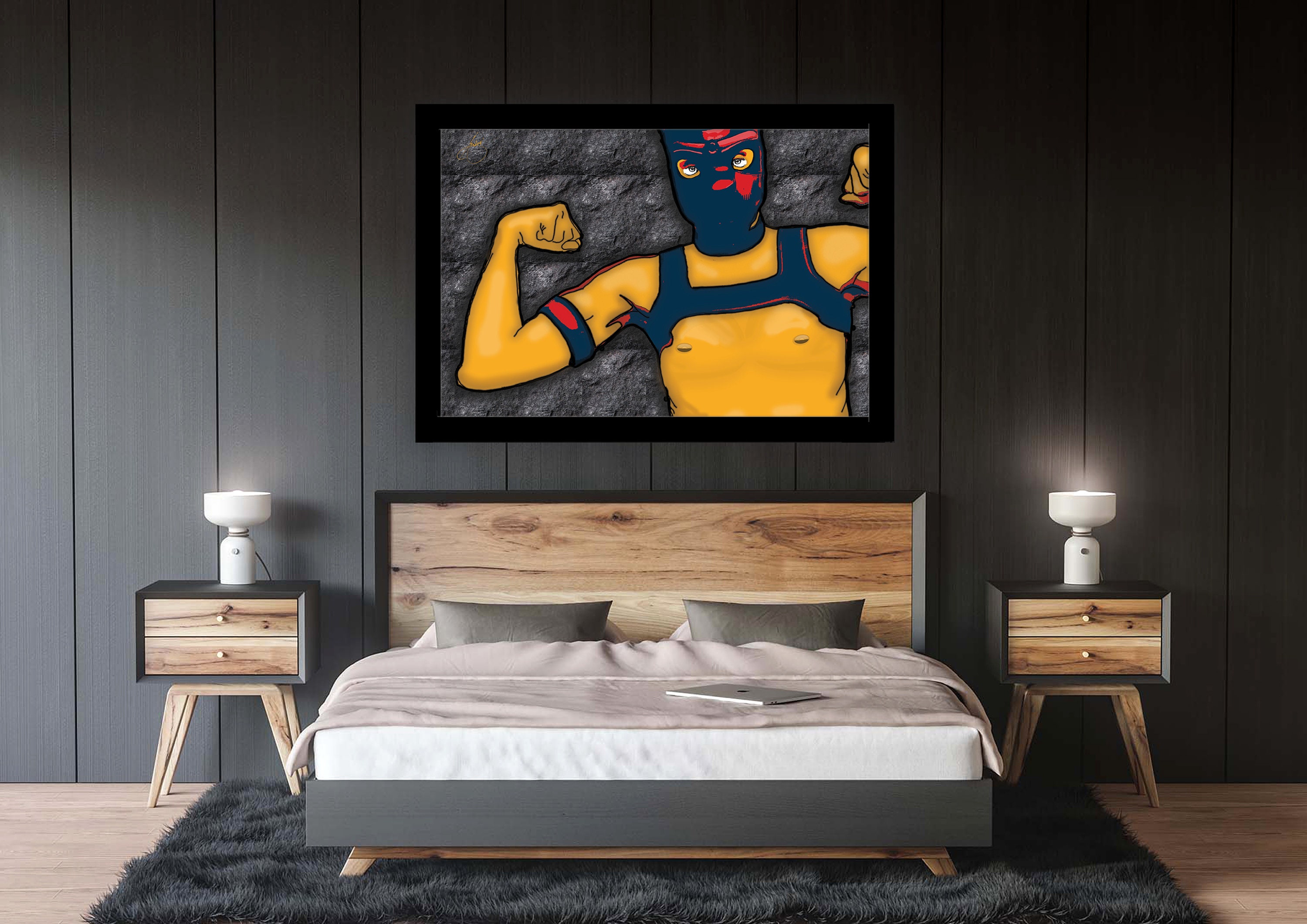 Pup Pop Art PRINT LGBTQ Wall Decor, Gay, Queer, Gay Pride Merchandise ...