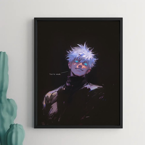 Gojo Fanart Posters - Etsy UK