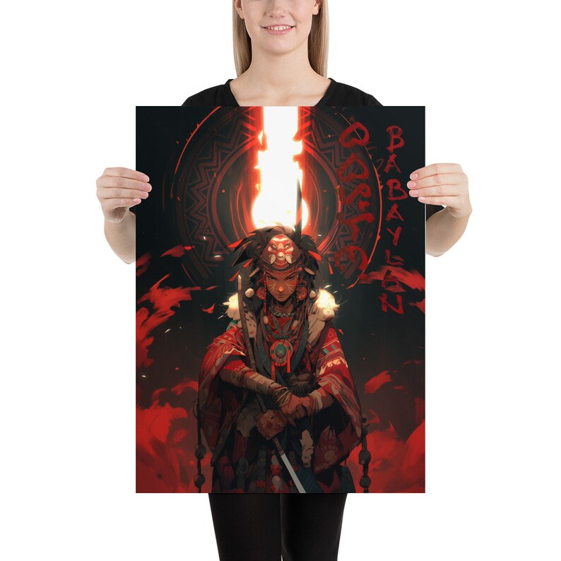 Philippine Babaylan Manga Poster: Cultural Artwork for Home Decor ...