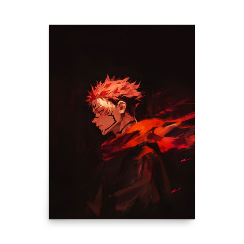 Itadori Yuji Limited Edition Artwork Nō 1 Ryomen Sukana Poster Art ...