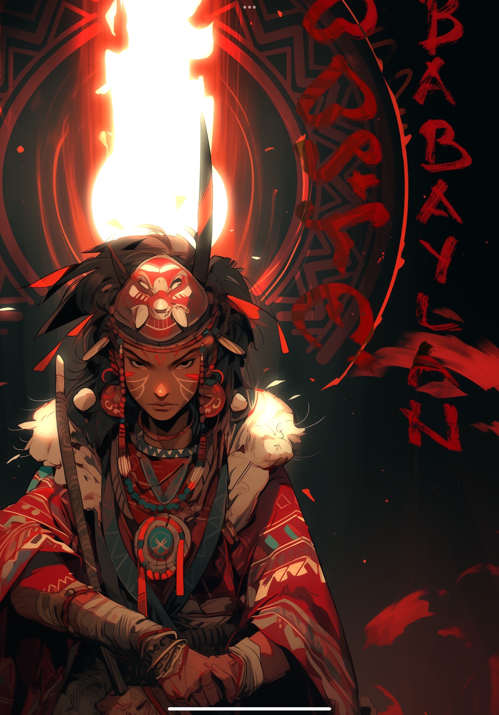 Philippine Babaylan Manga Poster: Cultural Artwork for Home Decor ...