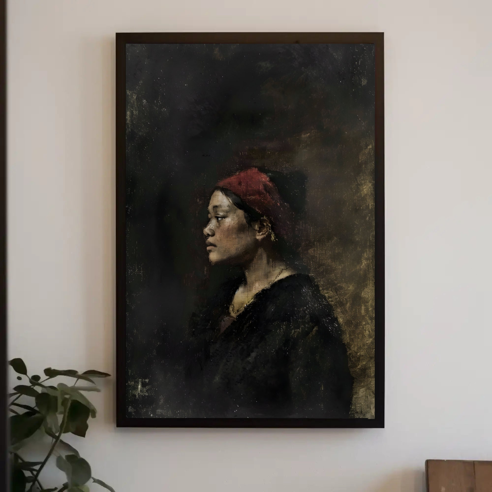 Binibini, Original Filipino Portrait Painting of a Lady, Traditional ...