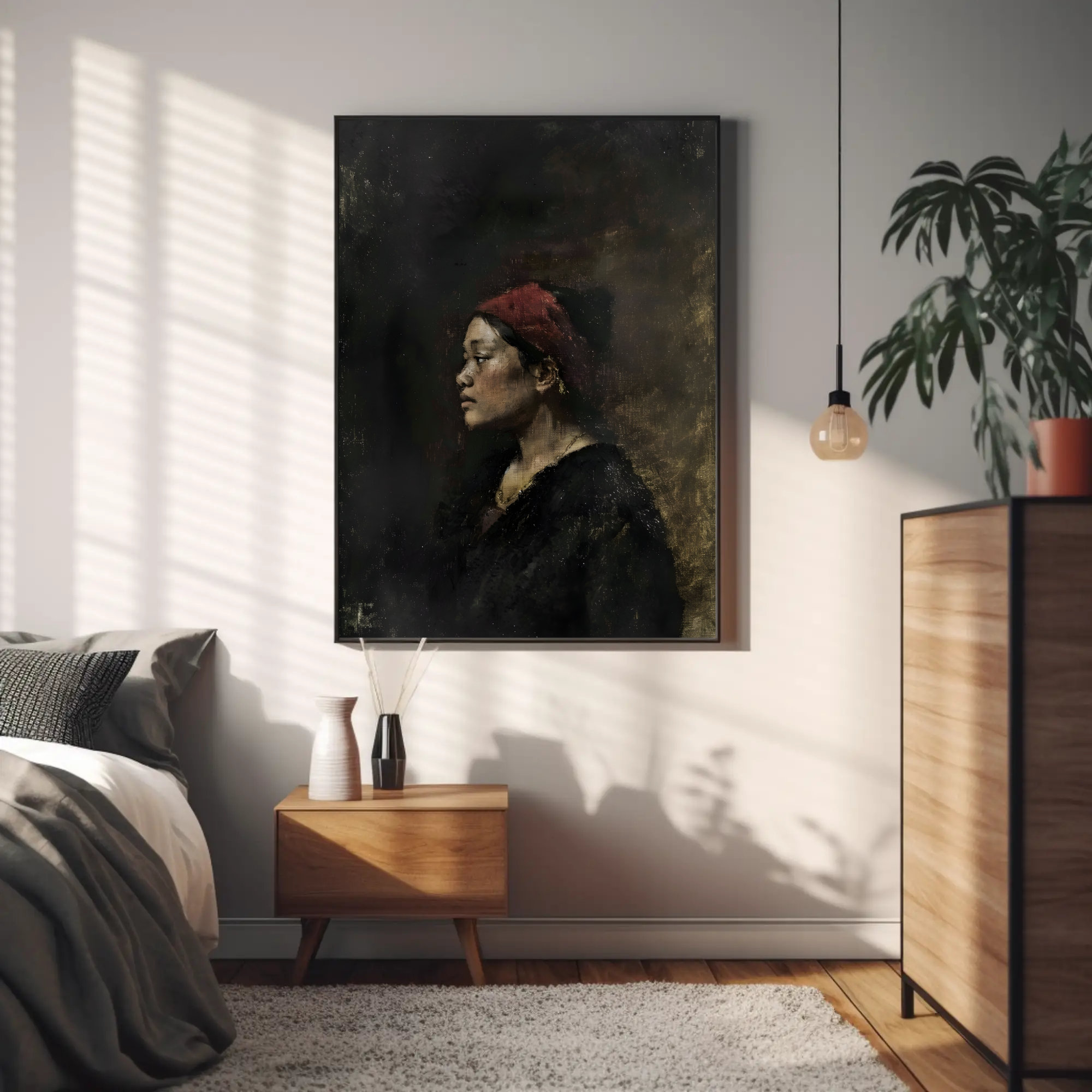 Binibini, Original Filipino Portrait Painting of a Lady, Traditional ...