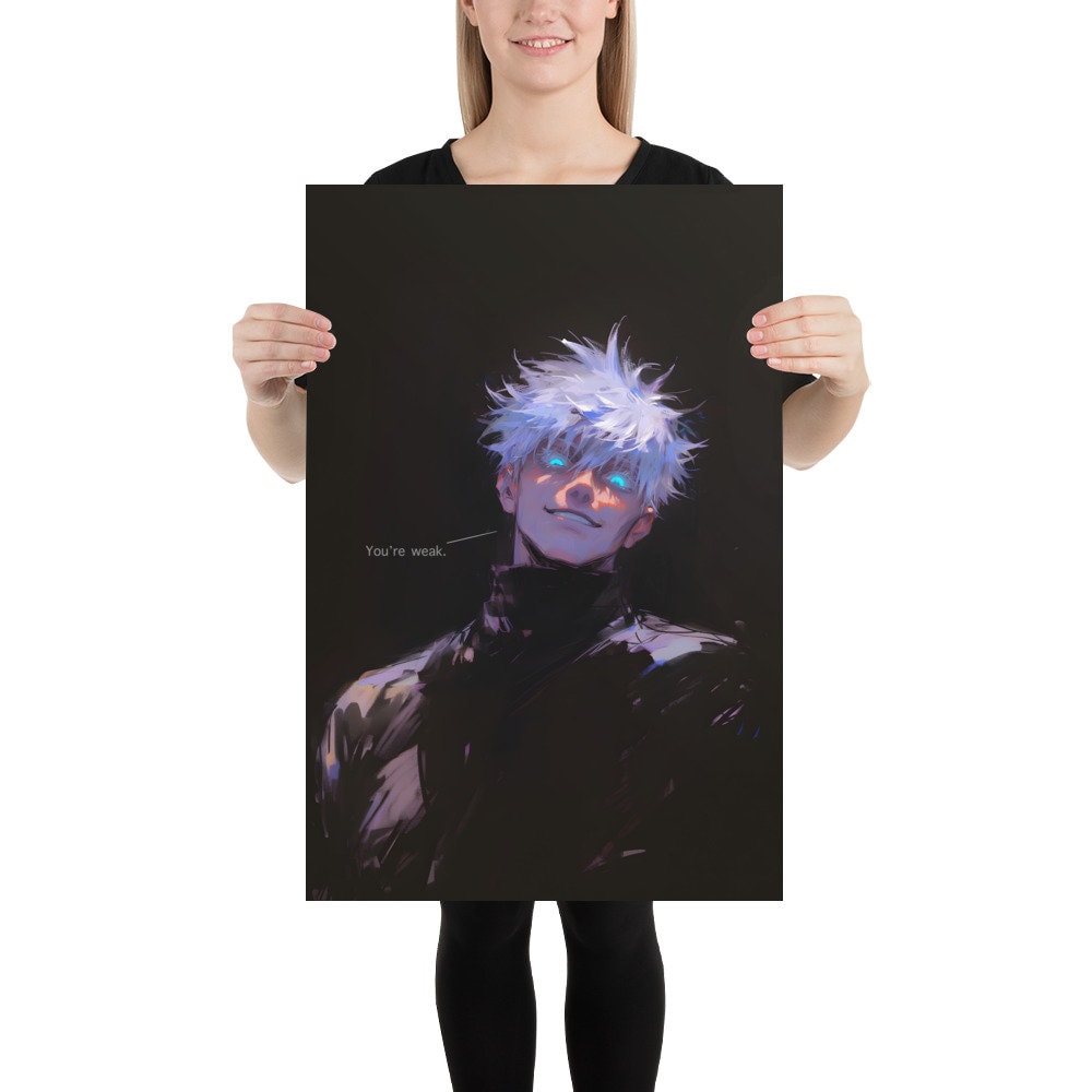 SATORU GOJO Limited Edition Poster Fanart Original Artwork the Six Eyes ...