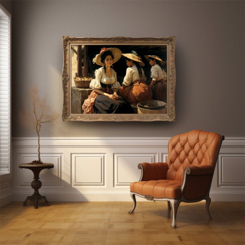 Juan Luna Inspired Filipina Ladies Art Print: Vintage Philippines ...