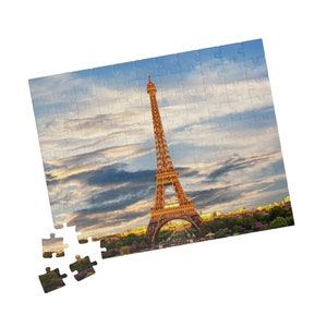 Eiffel Tower Jigsaw Puzzle, France Landscape, 110, 250, 500 and 1000 Pieces, Fun Adult DIY Game ...