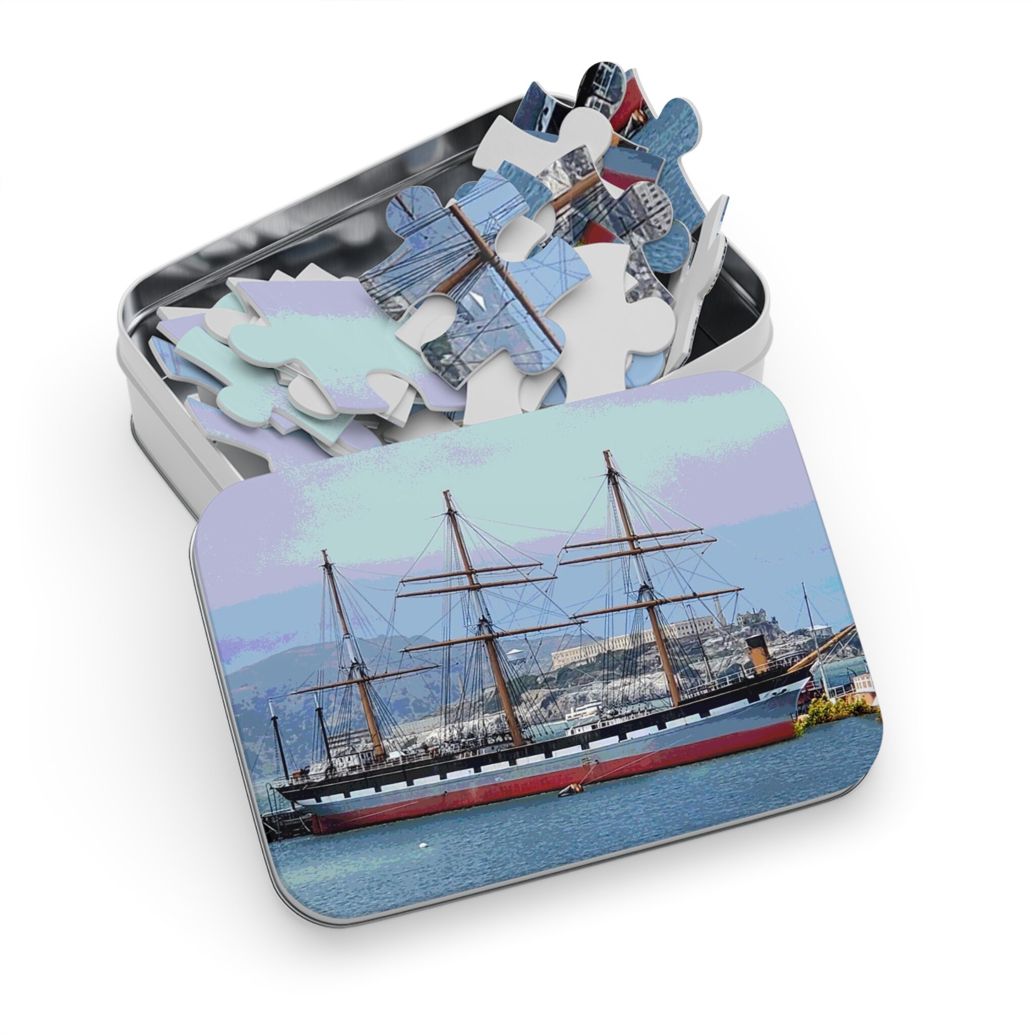 19th Century Ship | Alcatraz | Adult Jigsaw Puzzle | Kids Puzzle | 30 ...