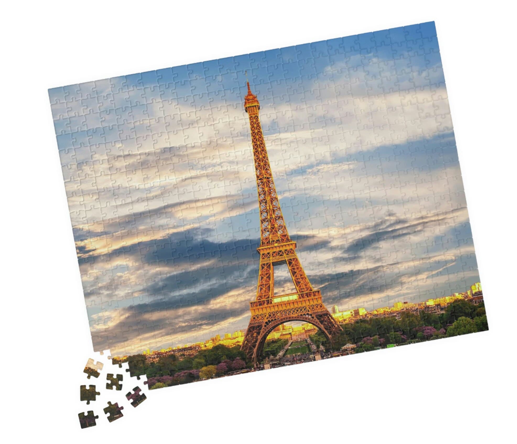Eiffel Tower Jigsaw Puzzle, France Landscape, 110, 250, 500 and 1000 ...