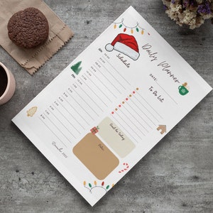 December Daily to Do List Planner, Instant Download , Daily Planner - Etsy