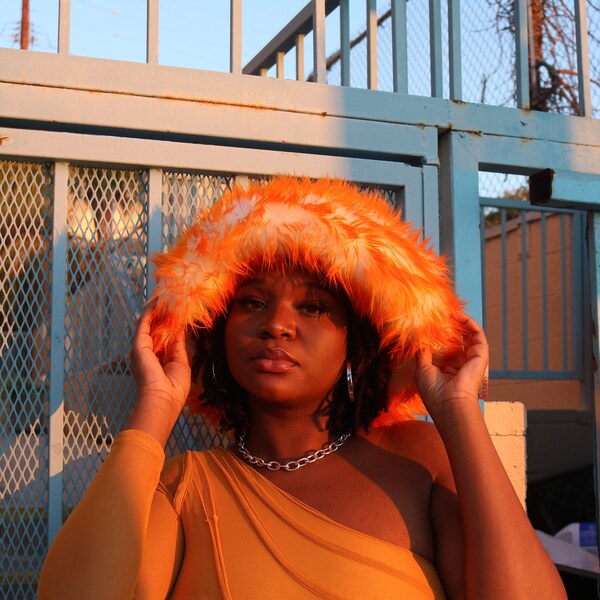 Oversized Furry Hat - Etsy
