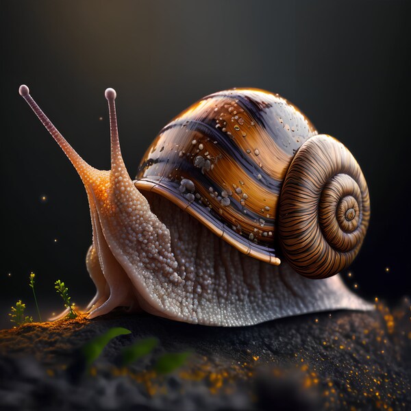 Snail Art - Etsy