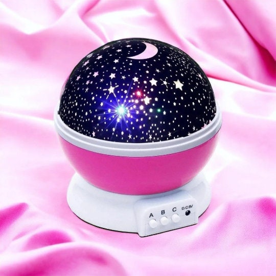 Colorful Starry Rotating Sky Projection Night Light, Star Projector ...